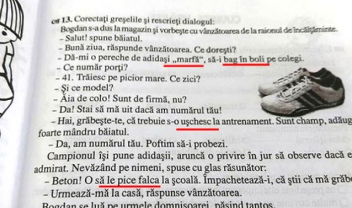 Cum să vorbeşti ca un cocalar? Exerciţiu de clasa a IV-a | replicaonline.ro
