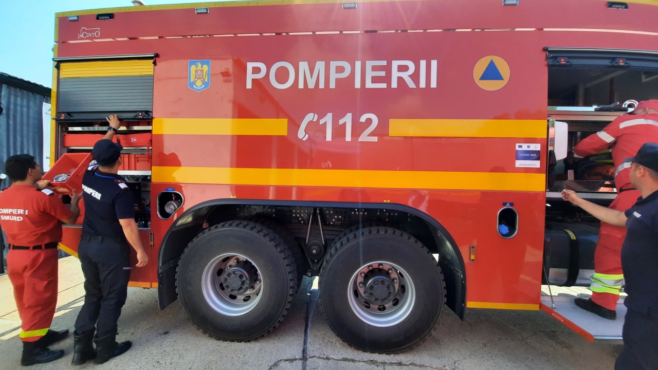 Tehnică de intervenție nouă, în dotarea ISU Constanța. Video ...