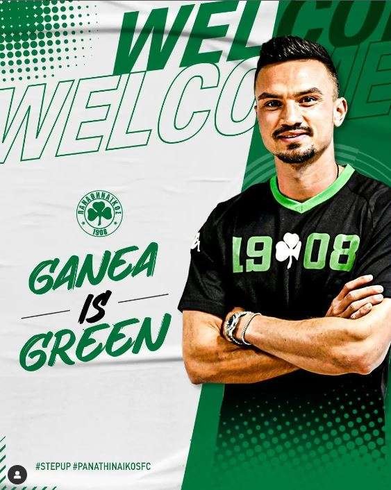 Fotbal: Cristian Ganea a semnat pentru Panathinaikos | replicaonline.ro