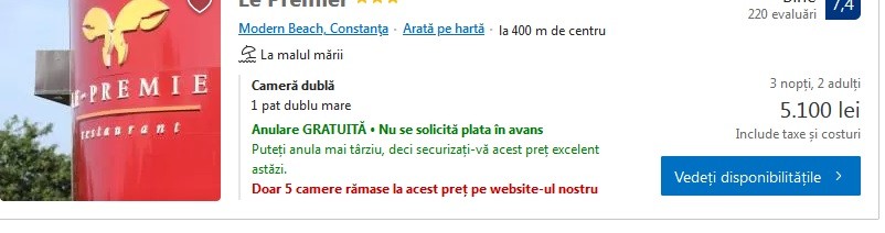 Au explodat prețurile la cazări, în apropiere de plaja Neversea ...