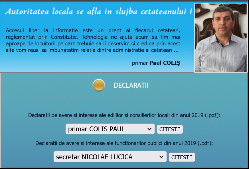 Paul Coliș, primarul din Băneasa, e atât de ocupat încât nu mai are ...