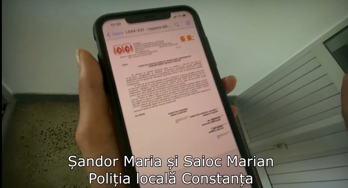 Maria Șandor și Mariac Saioc, scandal la sediul Poliției Locale din Constanța. Video ...