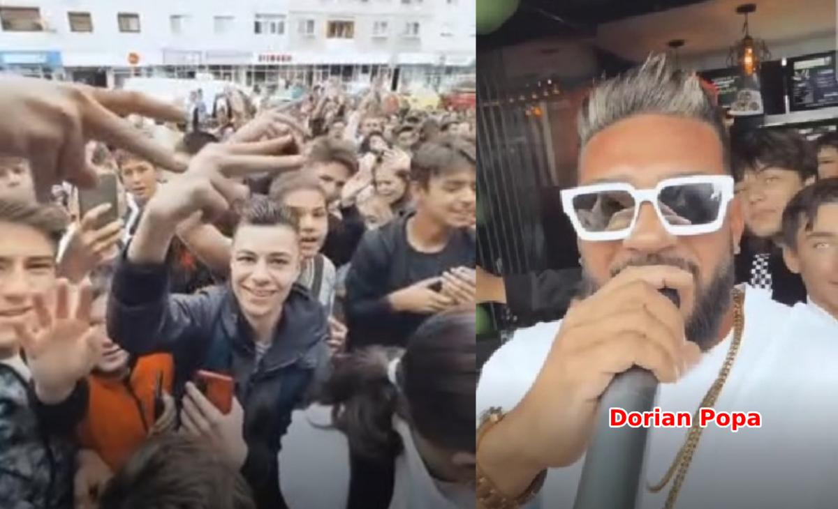 Dorian Popa a provocat isterie în rândul tinerilor cărora le-a dat ...
