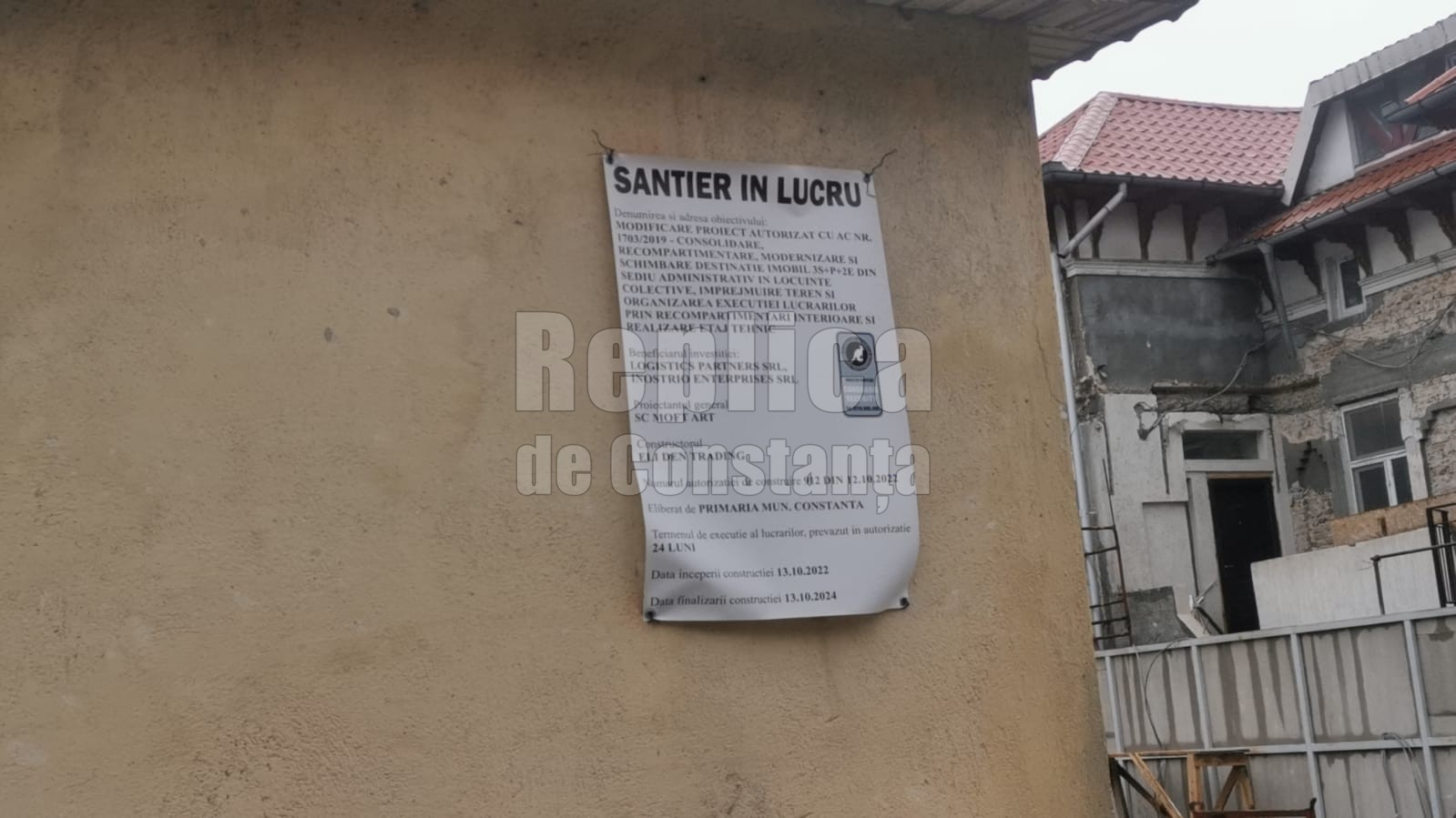 Familia lui Eugen Bogatu a cerut o nouă autorizație pentru clădirea ...