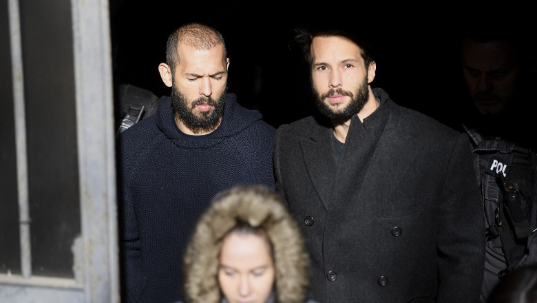 Bodyguard-ul fraților Tate și iubita lui Andrew au fost audiați la ...