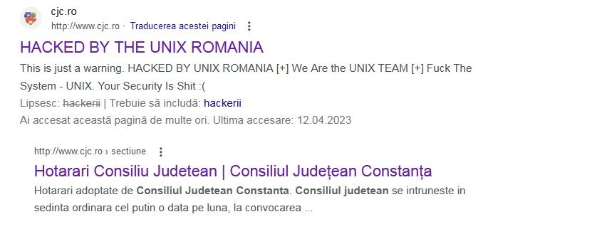 Hackerii au spart site-ul Consiliului Județean Constanța! | replicaonline.ro