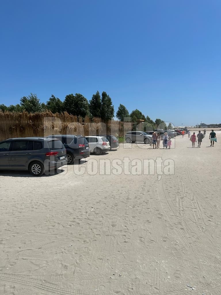 O mașină a corpului diplomatic, care nu era în misiune, „a făcut plajă ...