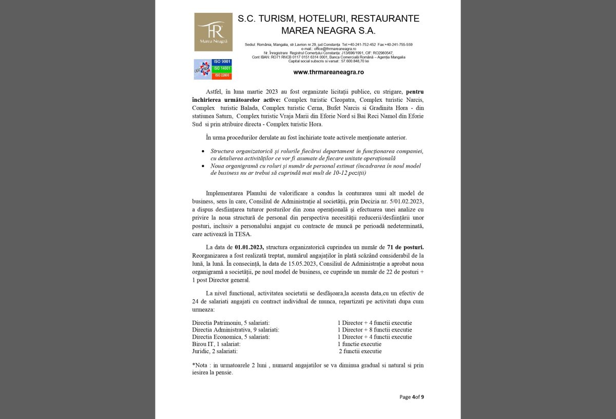 THR Marea Neagră a devenit istorie. După ce și-a vândut și închiriat ...