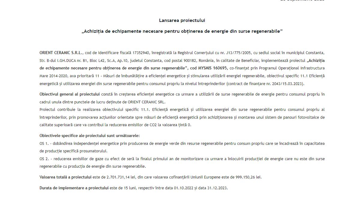 Dorinel Turcu, de la Orient Ceramic, a devenit specialist în sisteme ...