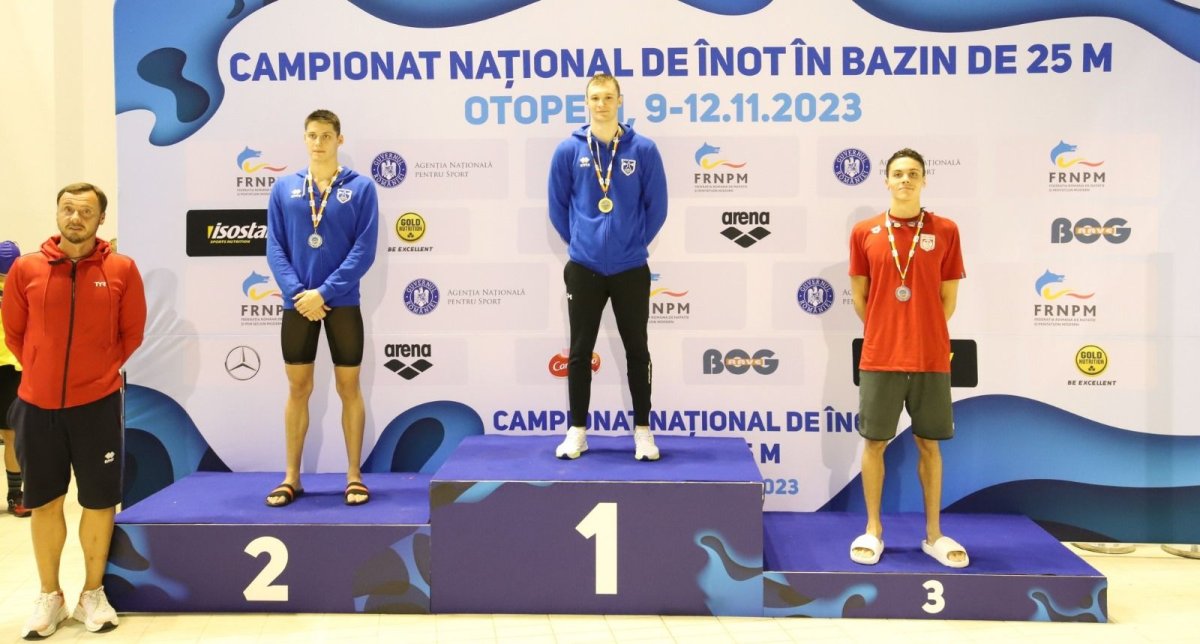 Patrick Sebastian Dinu de la CSM Constanța l-a învins pe David Popovici la Campionatul Național ...