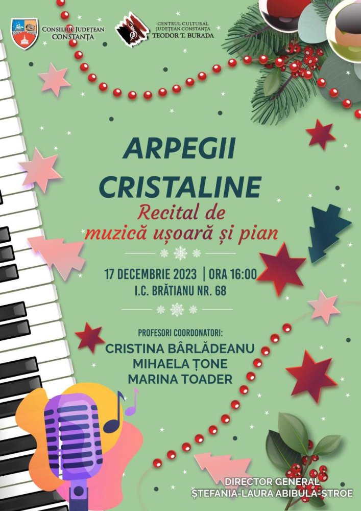 Daruri cultural-artistice de iarnă, oferite constănțenilor, de Centrul ...