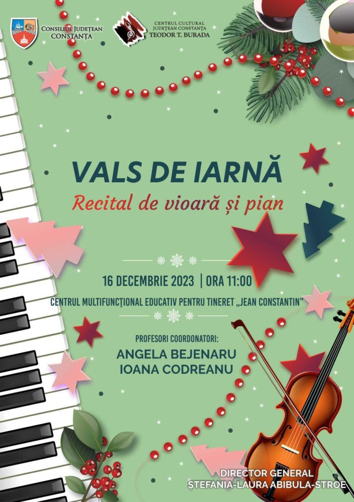 Daruri cultural-artistice de iarnă, oferite constănțenilor, de Centrul ...