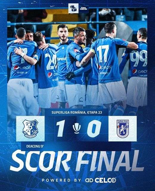 Farul Constanţa - FC U 1948 Craiova 1-0, în Superligă | replicaonline.ro