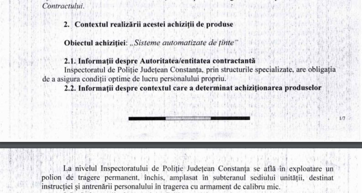 IPJ Constanța bagă 160.000 de euro în poligonul de tragere ...