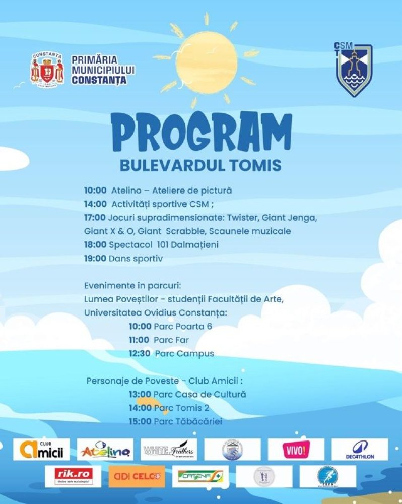 Primăria Constanța organizează evenimente pentru copii, de 1 Iunie | replicaonline.ro