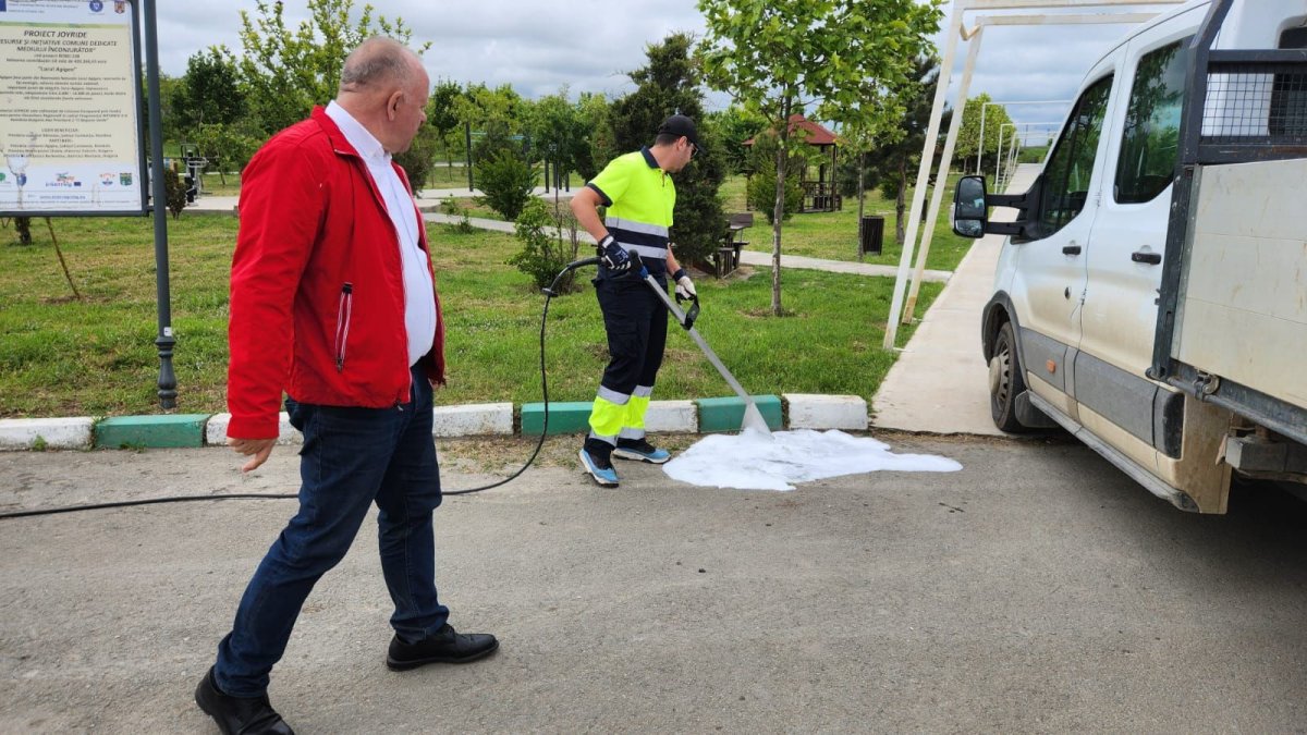 Campanie de erbicidare în spatiile publice din Agigea și Lazu ...