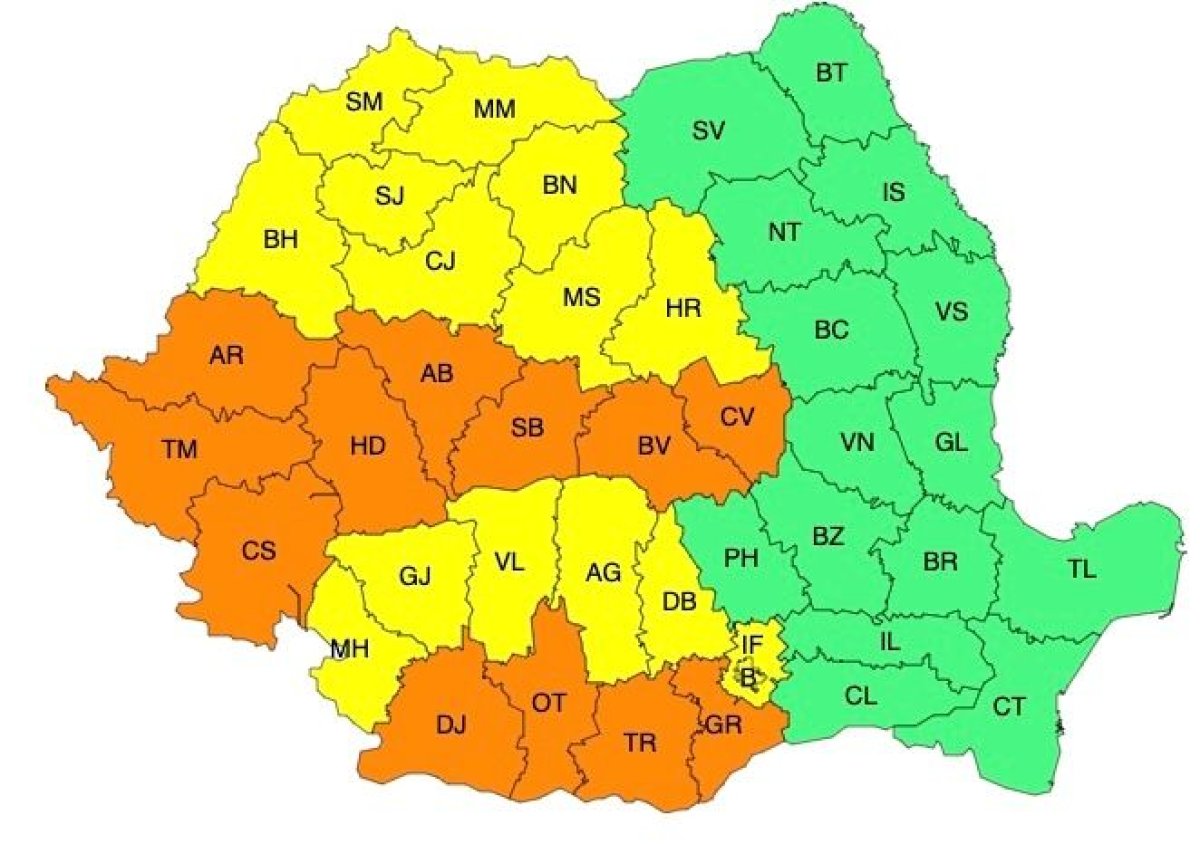 Atenție! Cod roșu de caniculă în România. Se anunță temperaturi de 39 ...