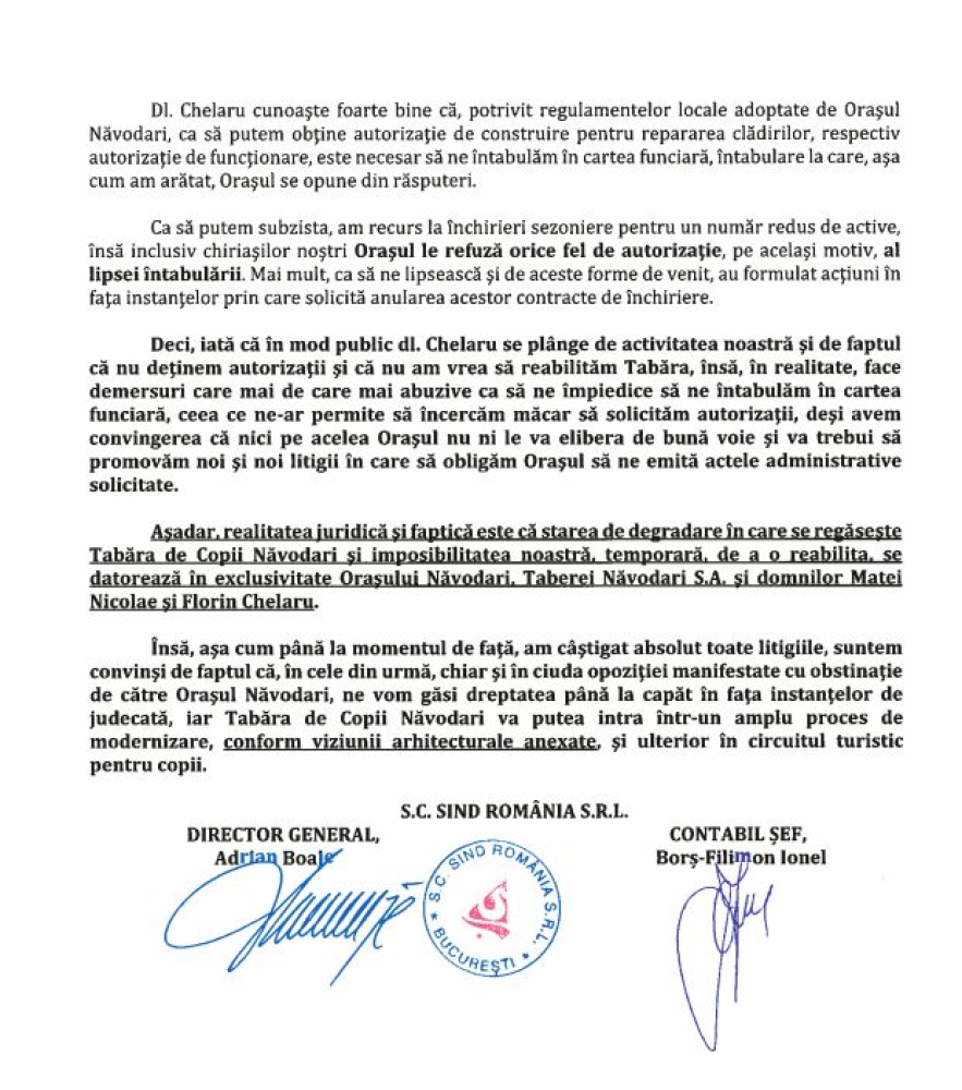 SIND România nu poate să reabiliteze Tabăra de copii din Năvodari din ...