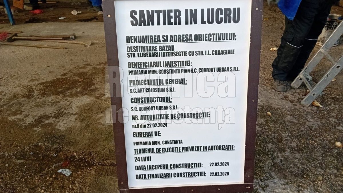 Primăria Constanța a băgat buldozerul în afacerile din Bazarul Gorbaciov. Video | replicaonline.ro