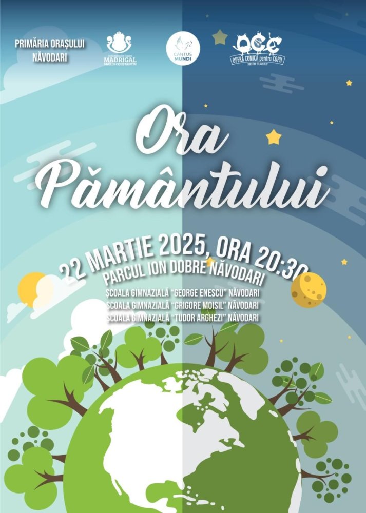 Orașul Năvodari se alătură evenimentului internațional „Ora Pământului ...