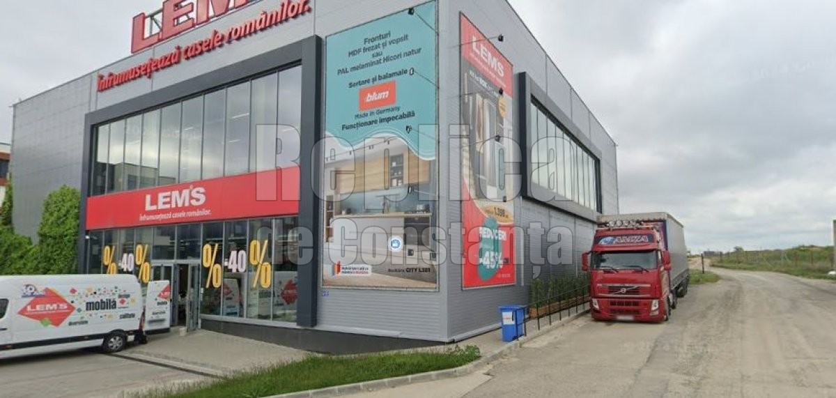 Magazinele LEM’S și Jysk, de lângă Centrul comercial Tom Constanța, în ...