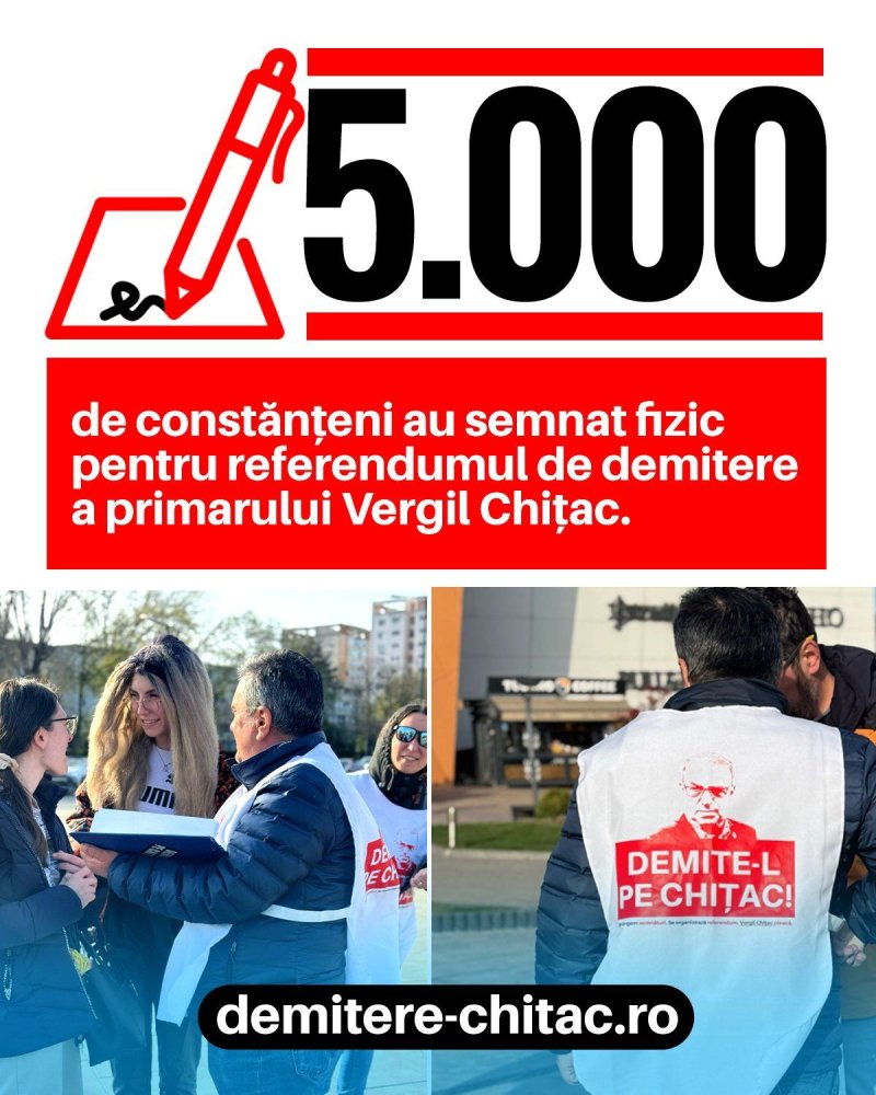 Marea „răscoală“ „Demite-l pe Chițac“, un fâs politic de 5.000 de ...