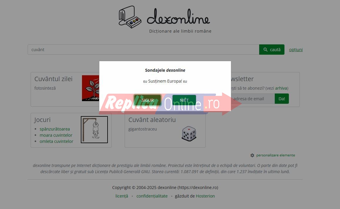 Dexonline intervine din nou în campania electorală | replicaonline.ro