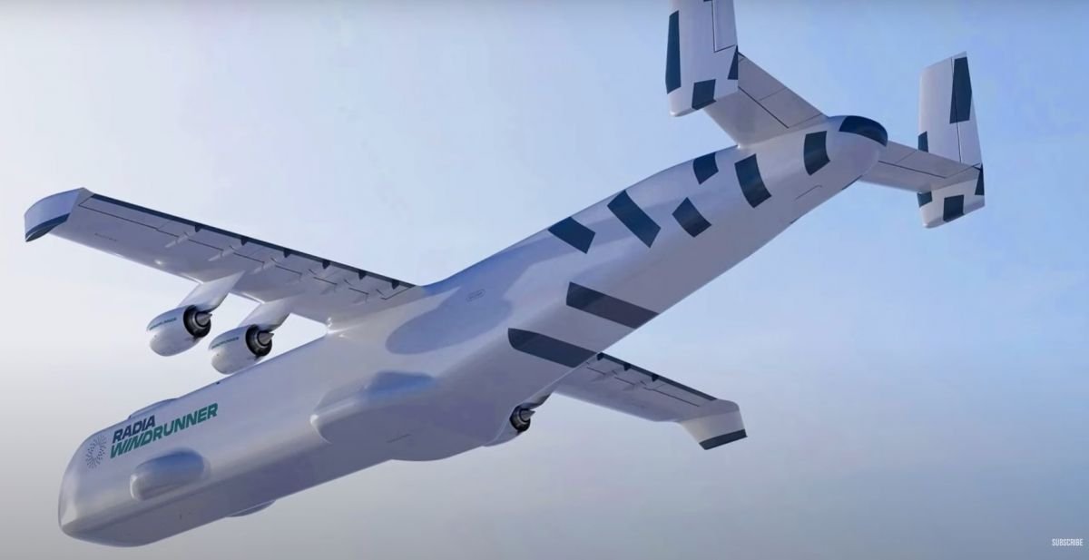 Cel mai mare avion din lume are 108 m lungime și poate transporta peste ...