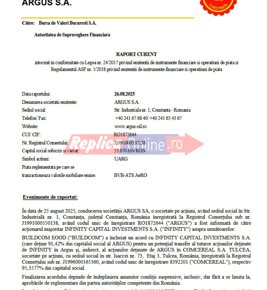 Lovitură de teatru: Fabrica de ulei Argus Constanța, veche de peste 80 ...