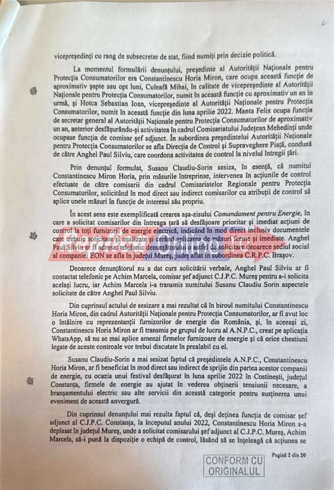Bombă! Denunțurile lui Claudiu Susanu la DNA împotriva lui Horia Constantinescu nu se confirmă ...