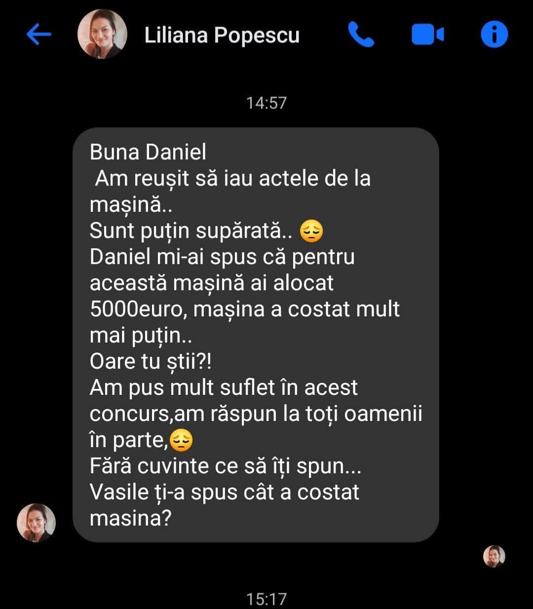 Fostul preot Daniel Balaș a făcut cadou unei femei o mașină de 3.000 de ...