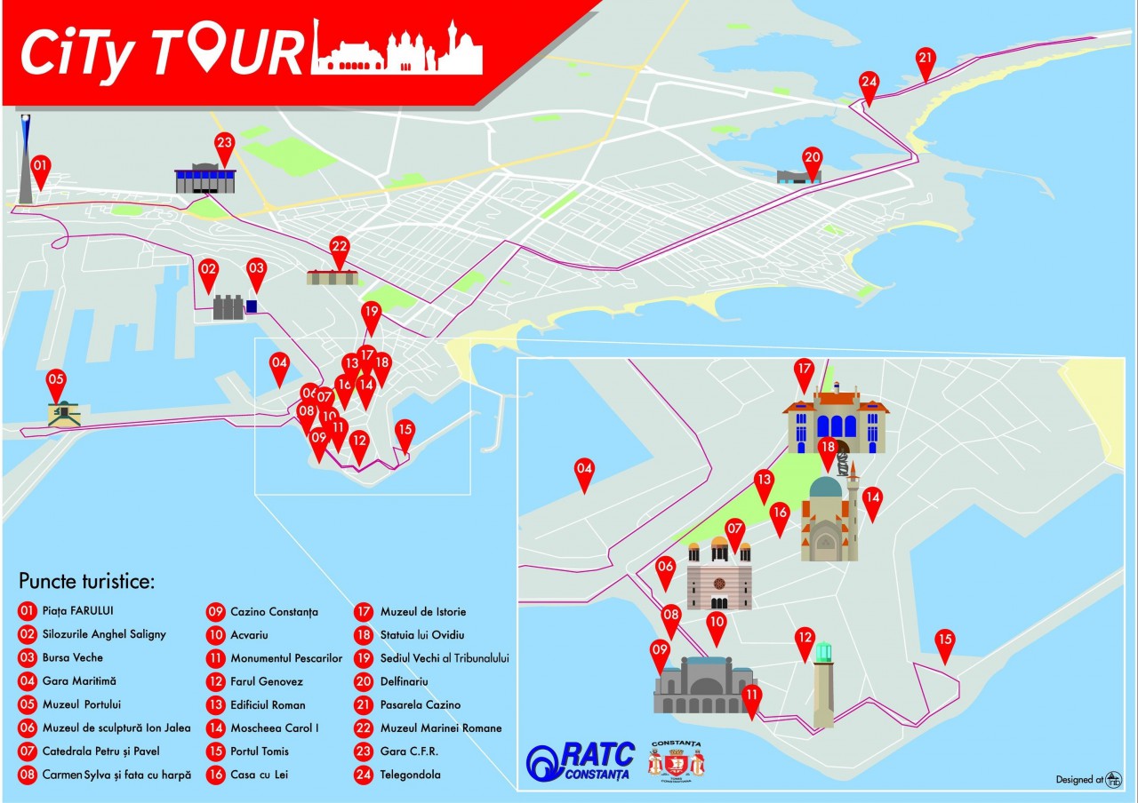 Cursă de probă a autobuzului etajat la Constanța | replicaonline.ro