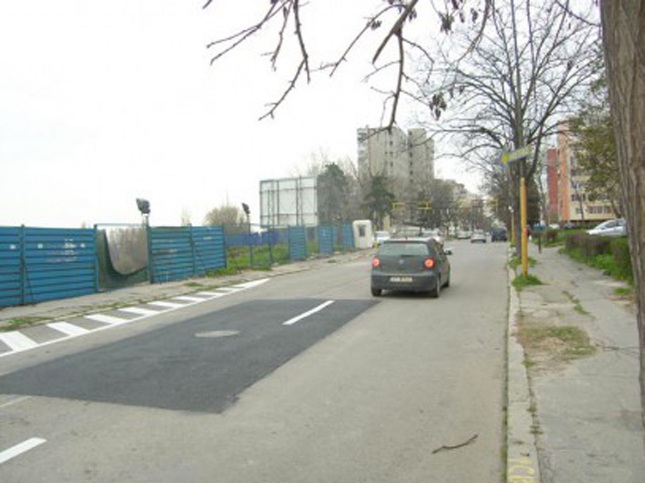 Strada Traian din Constanţa, locul unde doi minori au fost răniţi, la ...