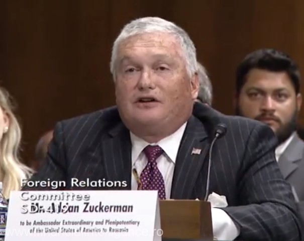Adrian Zuckerman, noul ambasador al SUA la Bucureşti, primit sâmbătă de ...