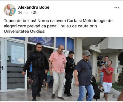 Prorectorul Alexandru Bobe, despre CANDIDATURA lui Epure: Tupeu de ...