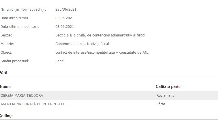 Maria Obreja a ATACAT hotărârea prin care a fost găsită INCOMPATIBILĂ ...