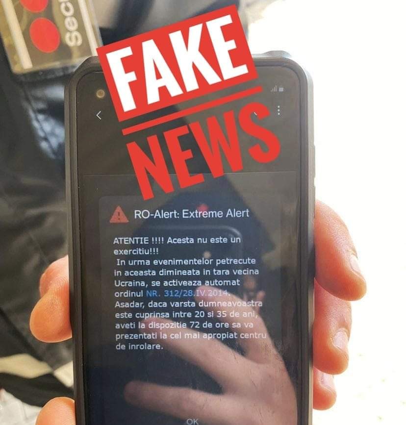 ATENŢIE! Se dau mesaje RO-ALERT false pentru înrolarea în armată ...